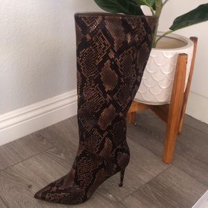 Steve Madden | Shoes | Steve Madden Snake Print Boot | Poshmark